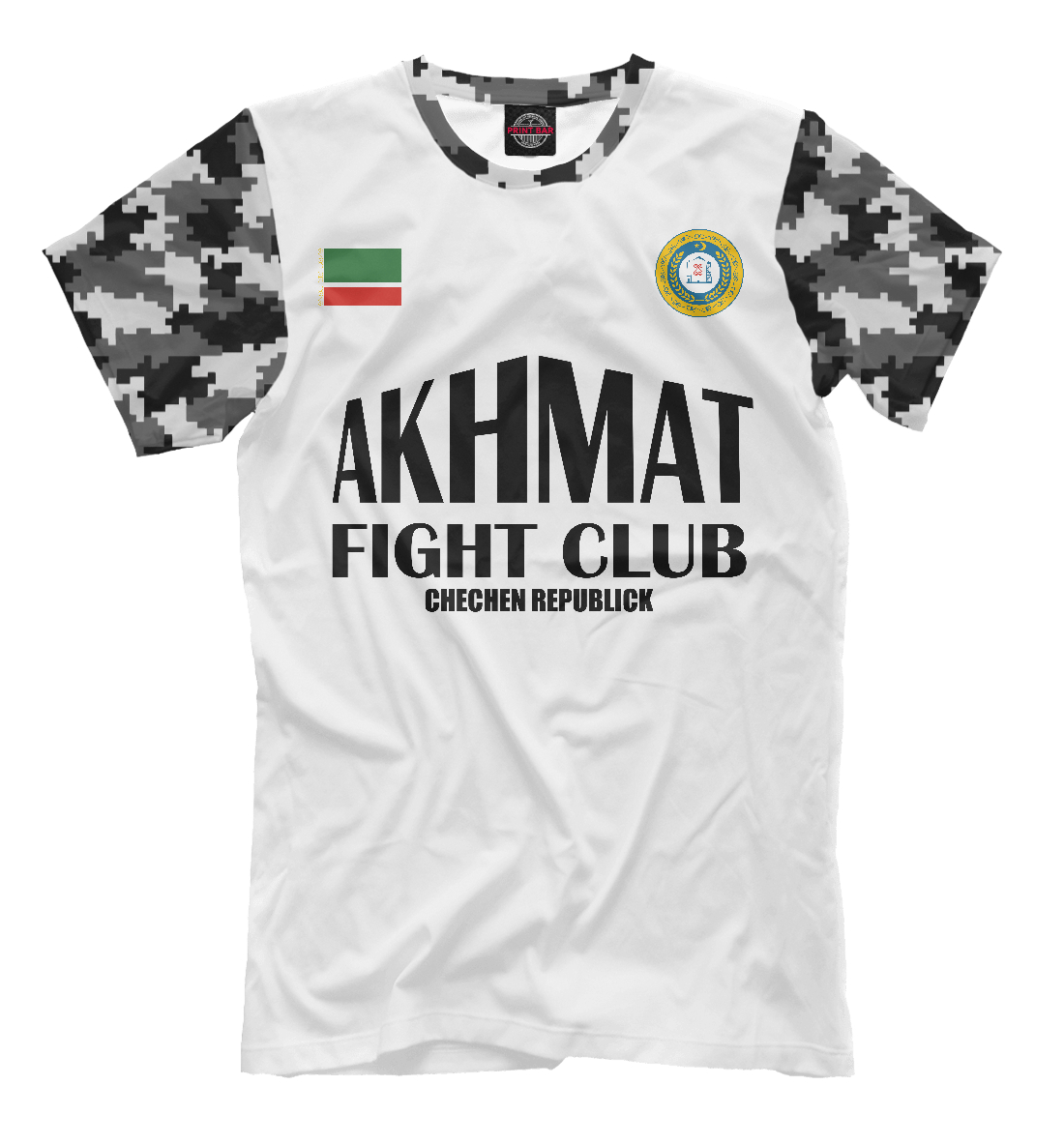 Мужская футболка Akhmat Fight Club AFC-186490-fut-2 - купить в Print Bar